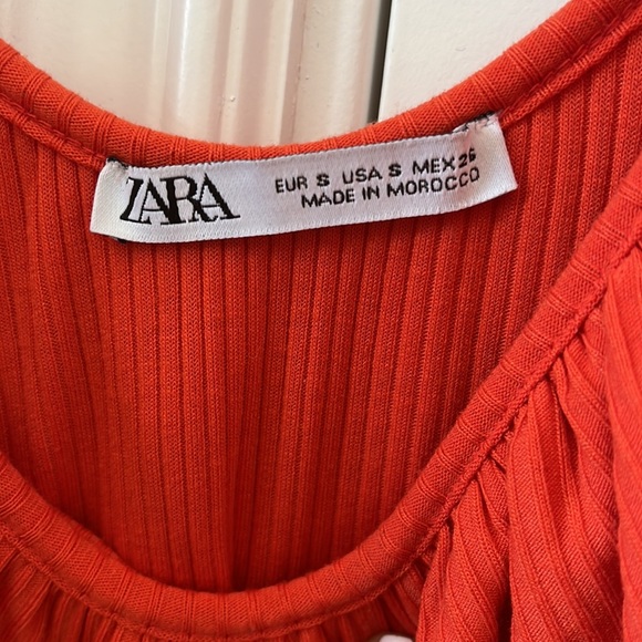 Zara | Dresses | Midi Ruffle Dress | Poshmark